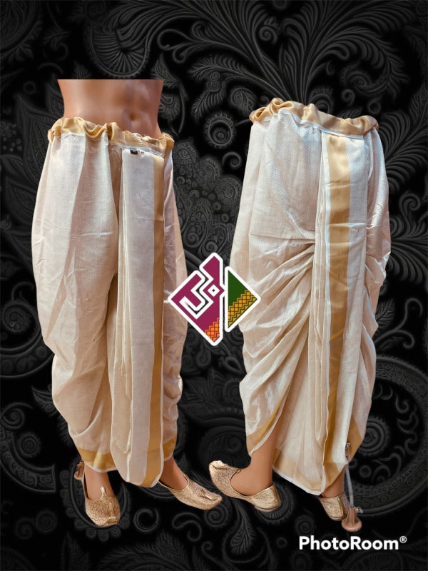 Ready to wear Silk Dhoti